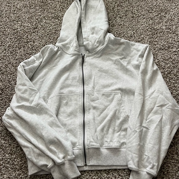 P'tula | Tops | Ptula Cozy Cropped Zip Up | Poshmark